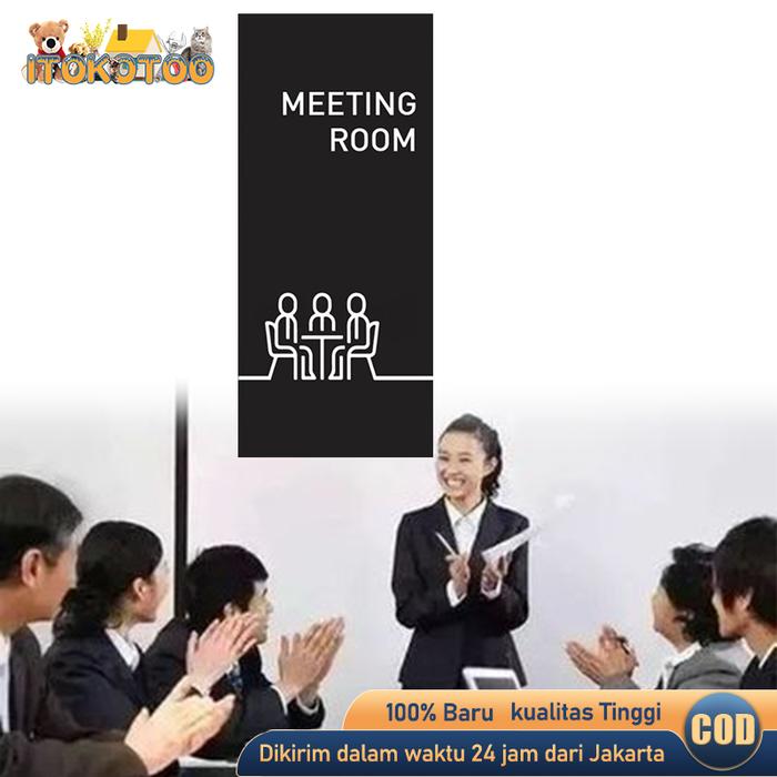 Jual Sign Board Meeting Room 10x23cm Label Signage Ruang Rapat Meeting ...