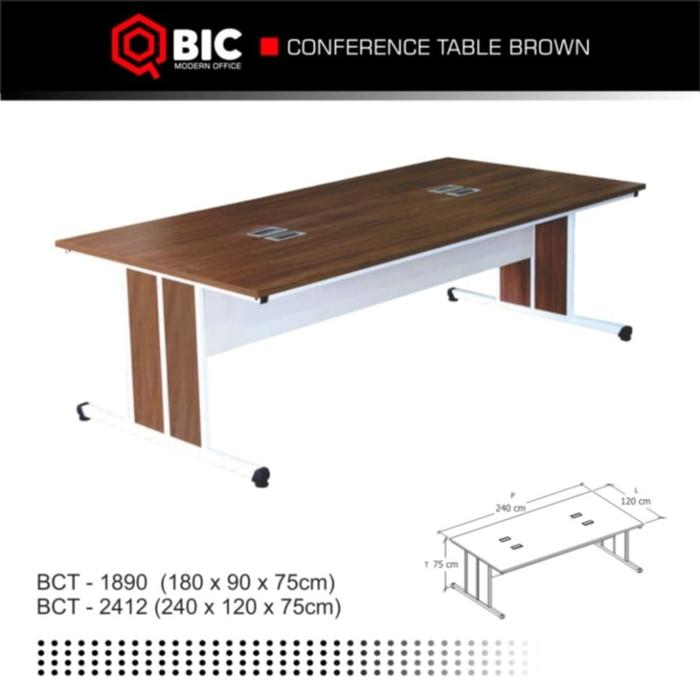 Jual Meja meeting meja rapat modern QBIC BCT 2412 ukuran 240cm - Kab ...
