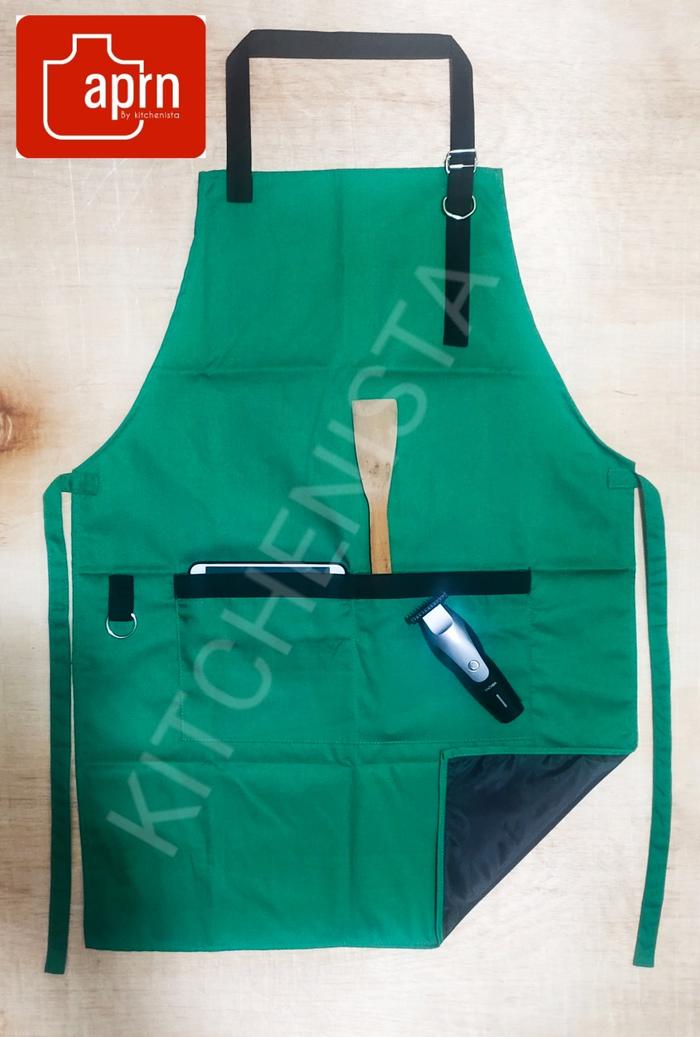 Jual APRON CELEMEK WATERPROOF ANTI AIR ANTI MINYAK - HIJAU hitam - Kota ...