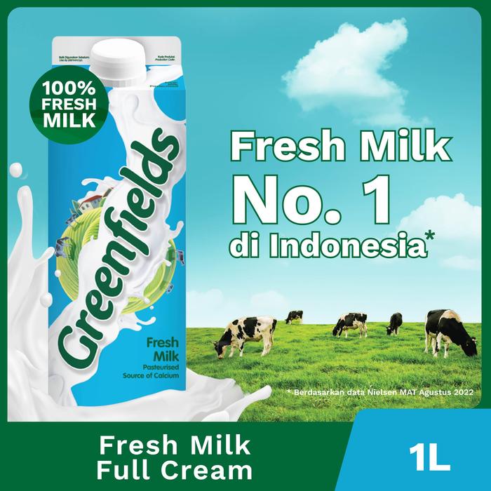 Promo Susu Segar Greenfields - Fresh Milk Full Cream 950ml - Jakarta ...