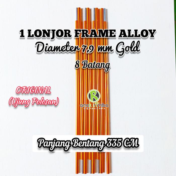 Jual 1 LONJOR FRAME ALLOY 7,9 mm PANJANG 335 CM GOLD - Kab. Sleman ...