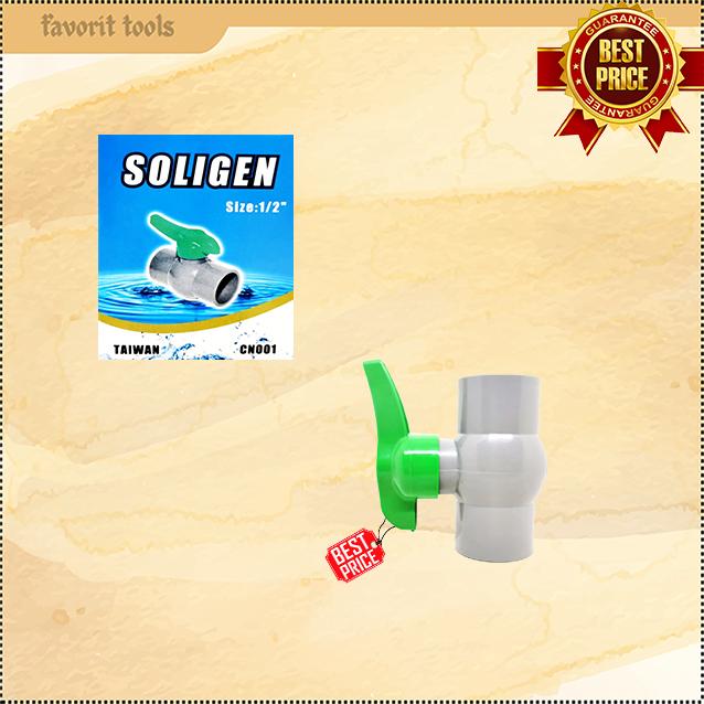 Jual Ball Valve Polos Soligen CN 001 Stop Kran - 1/2 inch - Jakarta ...
