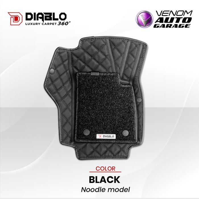 Promo KARPET MOBIL DIABLO 360 - (2 Row Seat Car) - BLACK RED, DIAMOND ...