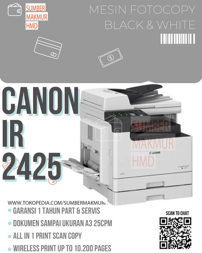 Jual Canon IR 2425i DADF A3 Fotocopy Mono Garansi Resmi - Jakarta Pusat ...
