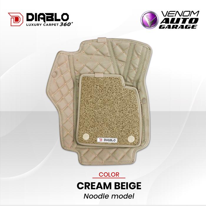 Promo KARPET MOBIL DIABLO 360 - (2 Row Seat Car) - BLACK RED, DIAMOND ...