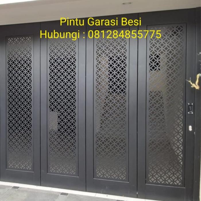 Jual Pintu Garasi Besi Laser Cutting 1 - Kab. Tangerang - Rel Pintu ...