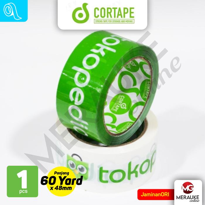 Jual OPP Lakban Cortape Tokopedia 48mm x 60 Yard - Kota Bandung ...