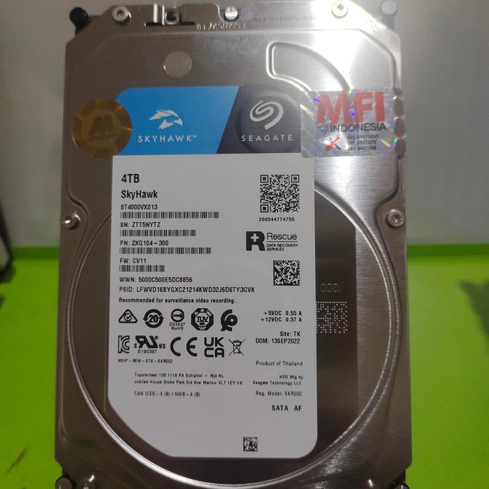 Jual Hdd seagate 4TB Skyhawk resmi MFi - Jakarta Pusat - VIXELL | Tokopedia