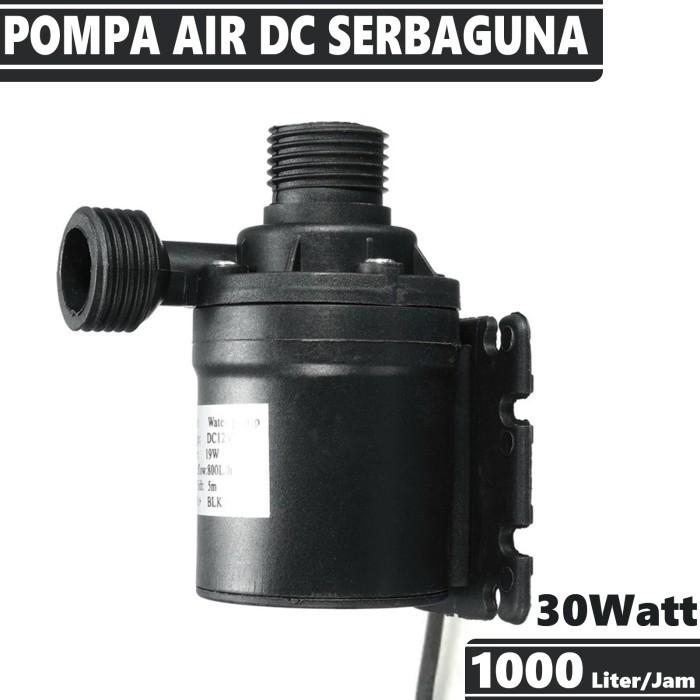 Jual pompa dc 12V 30W brushless penguat tekanan 1000L/H water pump 8m ...