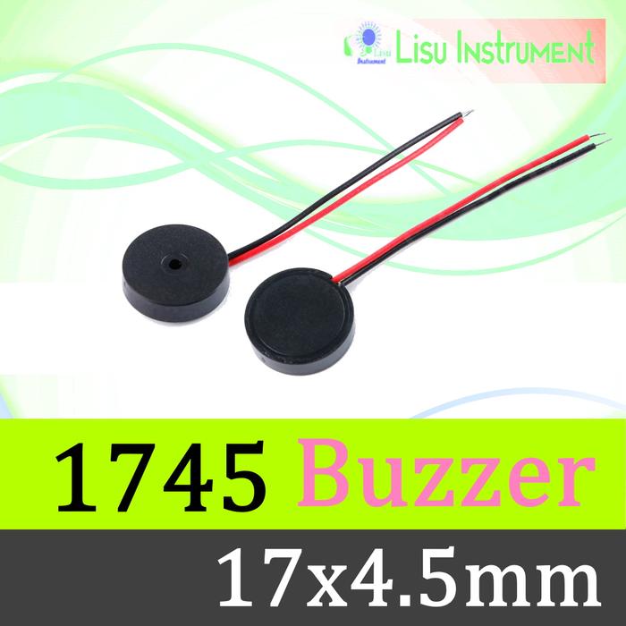 Jual 1745 Passive Buzzer Piezoelectric 17*4.5MM 17x4.5mm - Kota Depok ...
