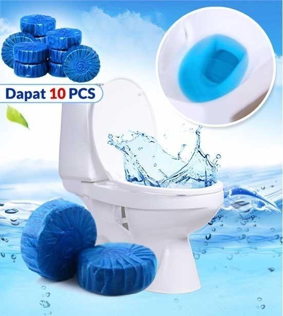 Jual Sabun Tablet Biru Pembersih Penyegar Penjernih Kloset Toilet ...