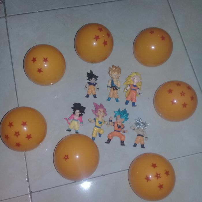 Jual Bola naga dragon ball jumbo + figure goku all form songoku ...