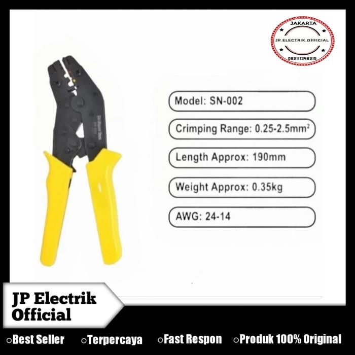 Jual Tang Press Skun Ferrules SN-002 For Skun Ferrules 2.5 - 10mm ...