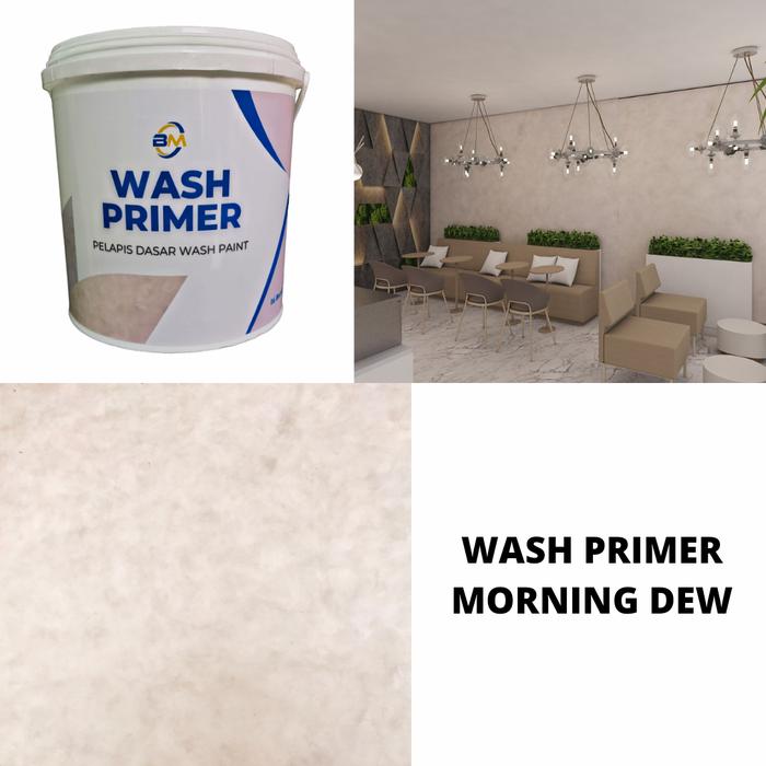 Jual wash paint wash primer semen ekspos - warna morning dew - ukuran 1 ...