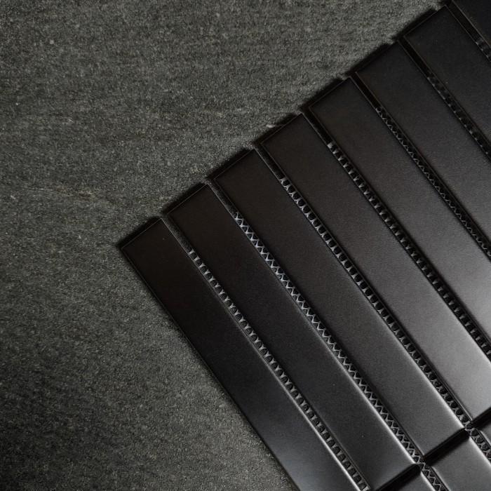 Jual Mosaic Backsplash Tile / Kitchen Set Warna Hitam Matte - Kota ...