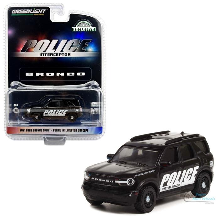 Jual 30339 GREENLIGHT 2021 FORD BRONCO SPORT POLICE INTERCEPTOR CONCEPT ...