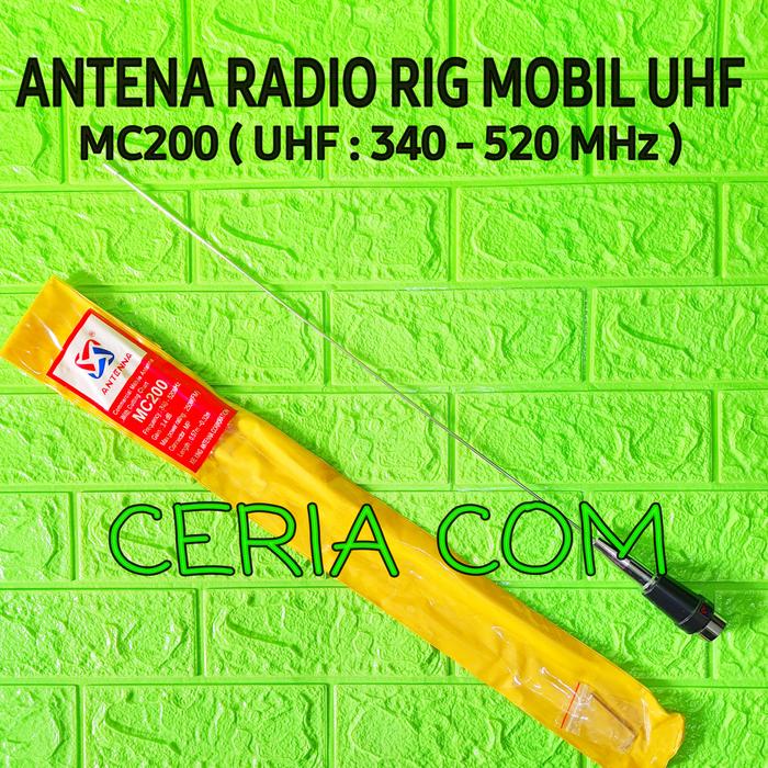 Jual ANTENA RIG MOBIL UHF MC200 ANTENNA RADIO RIG MOBIL MC 200 UHF 330 ...