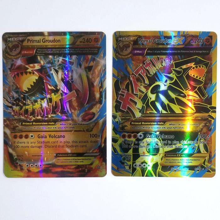 Pokémon Mega Groudon Primal Groudon EX (Full Art) (Holo) Big Orbit