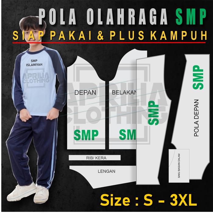 Jual POLA OLAHRAGA SMP | STELAN OLAHRAGA SMP | BAJU OLAHRAGA SMP ...
