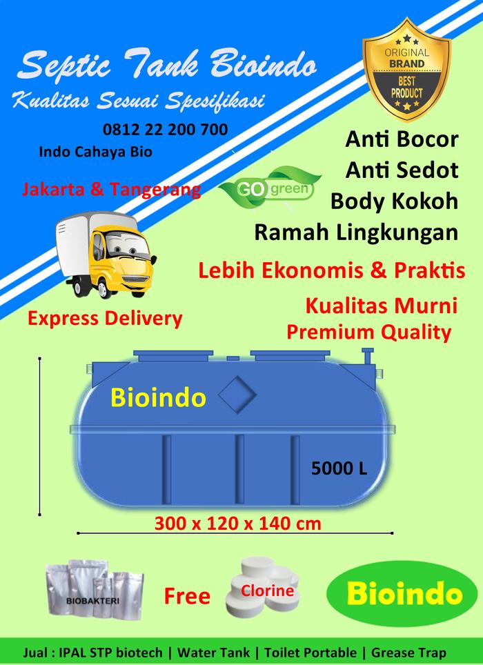 Promo septic tank biotech 5000 liter, model silinder, bioindo - Kab ...