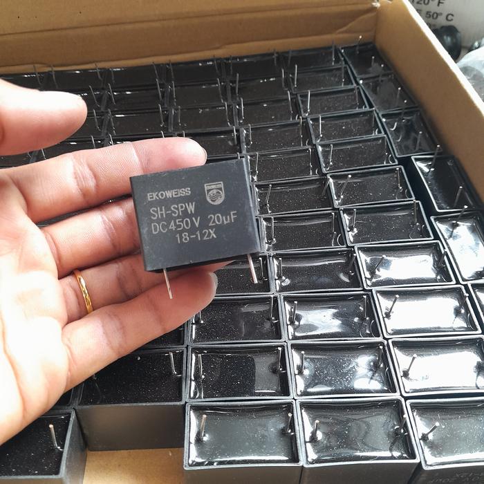Jual Kapasitor DC 20uf 450v modul daikin inverter capasitor inverter DC ...
