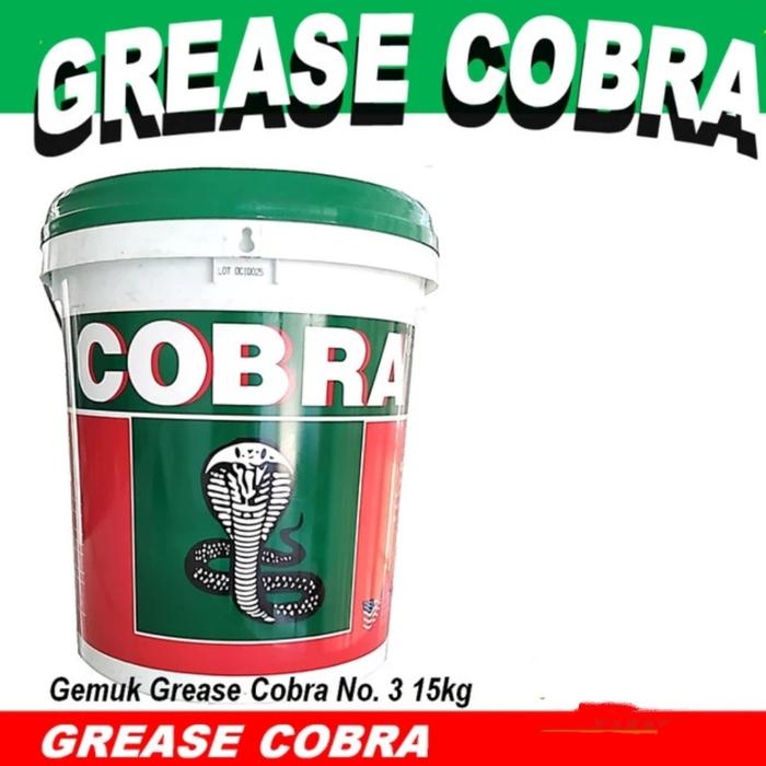 Jual Grease/Gemuk COBRA Chasis/Casis/Stempet Hijau no.3 (15kg/15 kg ...