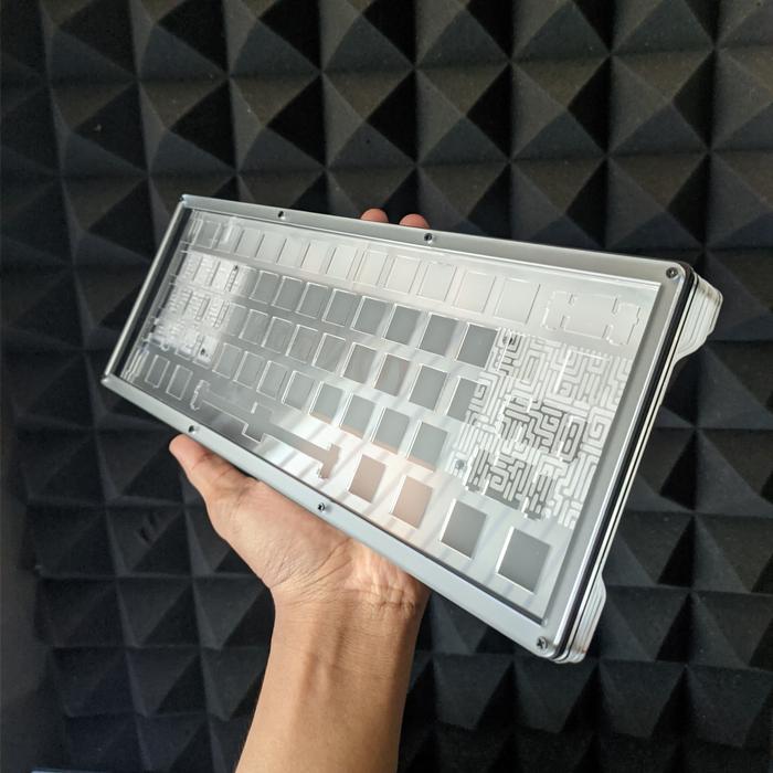 Jual [Custom 60%] Case Acrylic Keyboard mechanical/Akrilik 61 keys ...