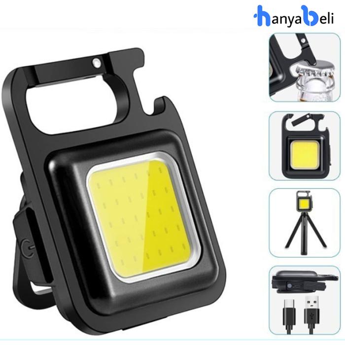 Jual Lampu Senter Mini Super Terang Flashlight LED Portable Cas USB ...