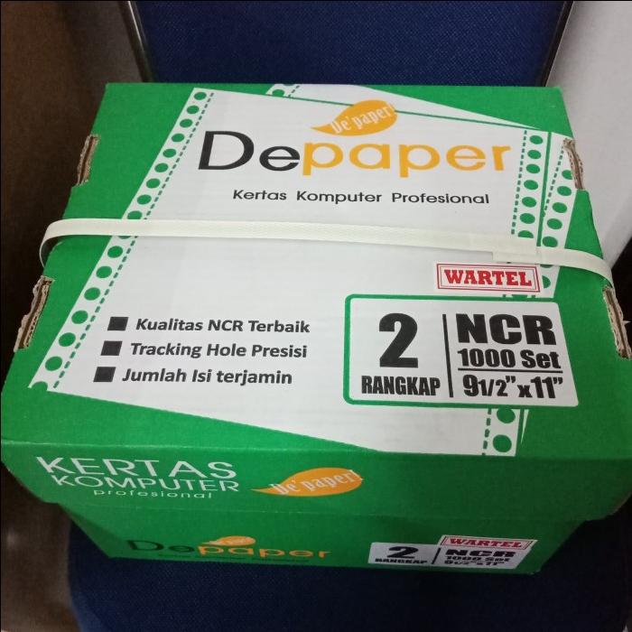 Jual 2 Ply Wartel Kertas Continuous Form Depaper 9 1/2 x 11 - Kota ...