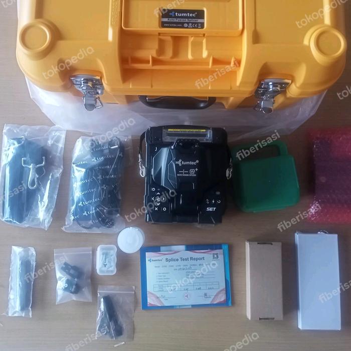 Jual SPLICER TUMTEC V9+ UNTUK INSTALASI BACKBONE DAN FTTH FIBER OPTIK ...