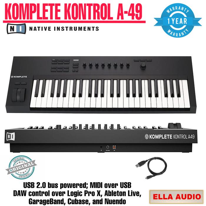 Jual Native Instrument Komplete Kontrol A49 key-Controller - Jakarta Pusat - ELLA AUDIO | Tokopedia