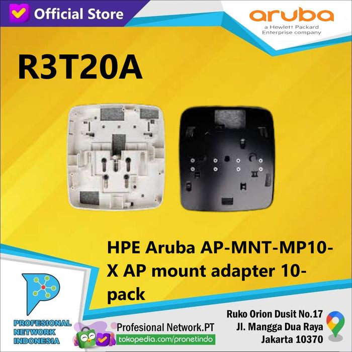 Promo R3T20A HPE Aruba AP-MNT-MP10-X AP mount adapter 10-pack Cicil 0% ...