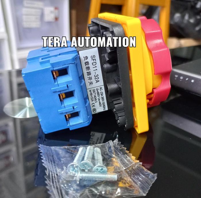 Jual Cam Switch Selector Rotary Changeover COS 3P 64x64 GS04-32-3P 32A - Merah - Jakarta Utara ...