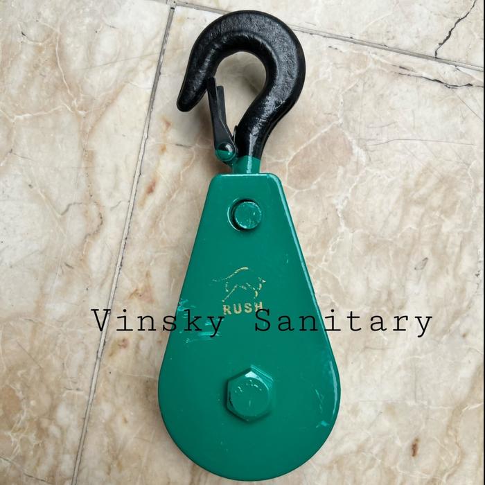 Jual katrol Catrol Kerekan Krekan Timba Sumur Kapal Besi 0,4 TON ...