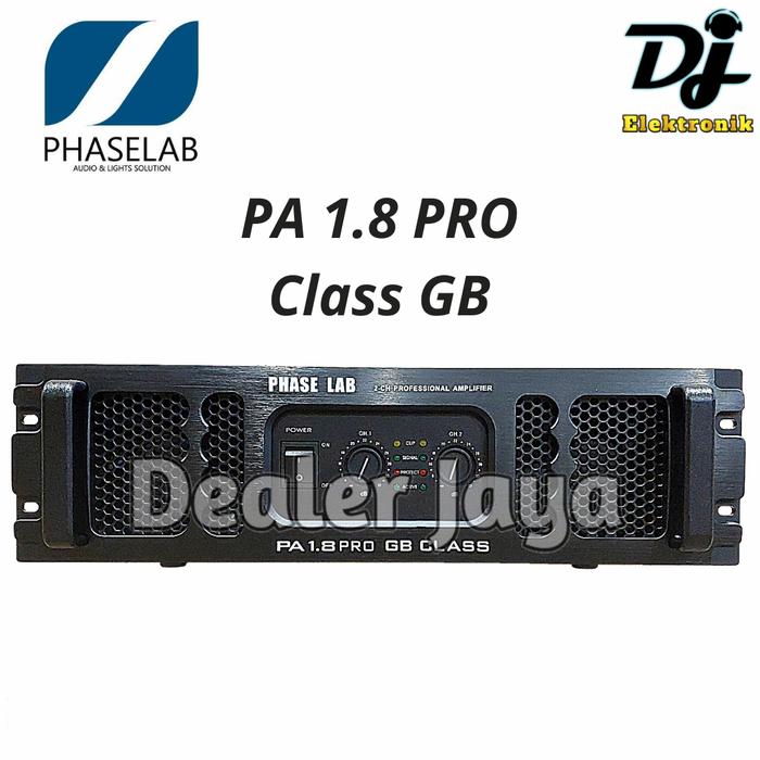 Jual Power Amplifier Phaselab / Phase Lab PA1.8 / PA 1.8 - 2 channel ...