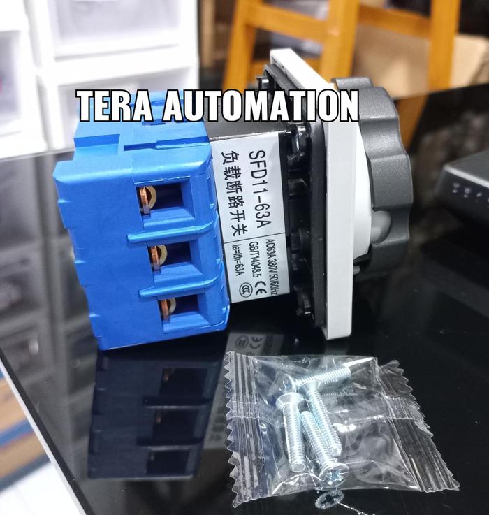 Jual Cam Switch Selector Rotary Changeover COS 3P 64x64 GS04-63-3P 63A - Merah - Jakarta Utara ...