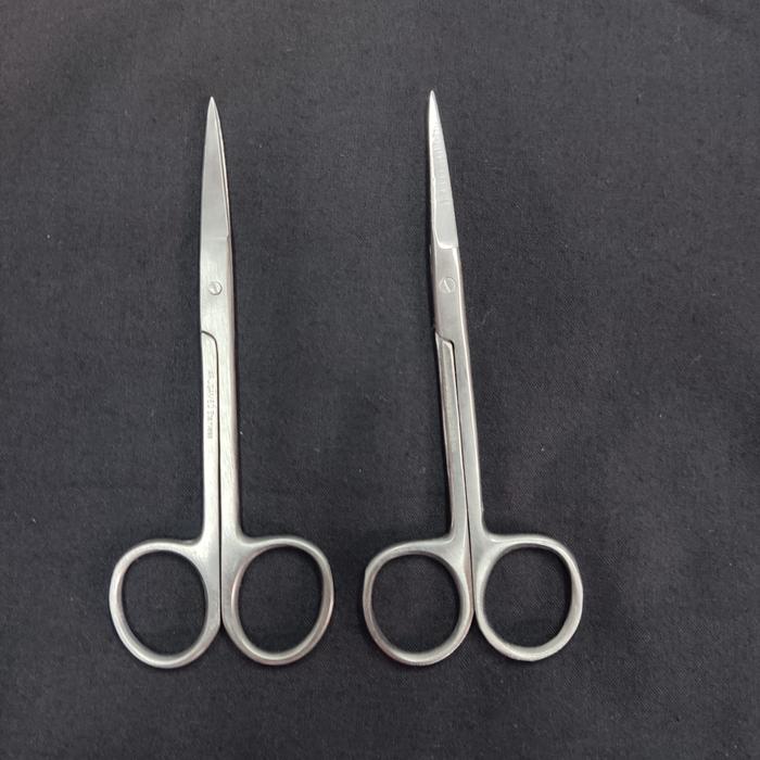 Jual Gunting iris Medis / Gunting Kecil Lurus & Bengkok - Lurus ...