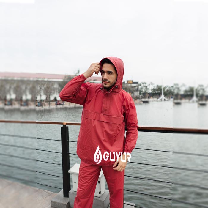 Jual jas hujan GUYUR KANGAROO RAINCOAT Anti Bocor kantung Kangguru ...