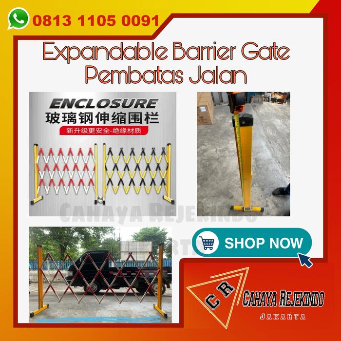 Jual Expandable Barrier Gate Pembatas Jln/Portable Barrier Gate ...