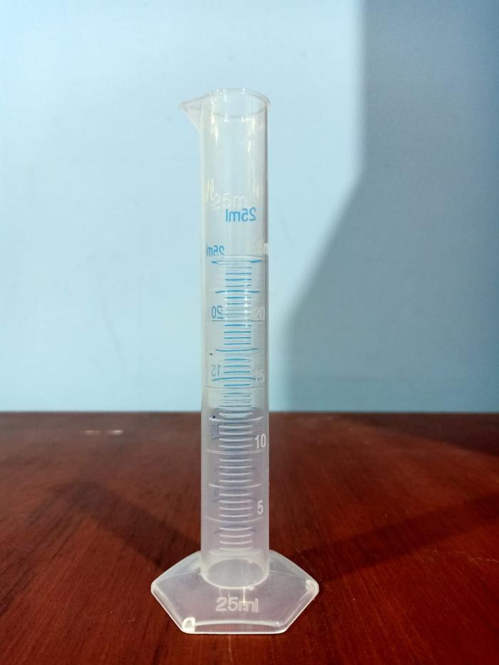 Jual Plastik Gelas Ukur/Tabung Ukur/Measuring Cylinder 25 ml produksi ...