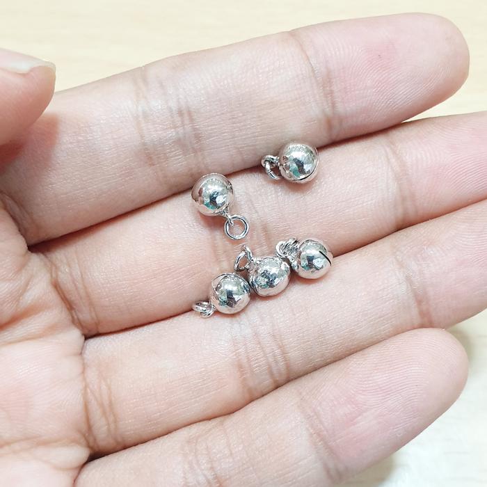 Jual lonceng perak/silver 925 lapis emas putih warna gold - silver ...