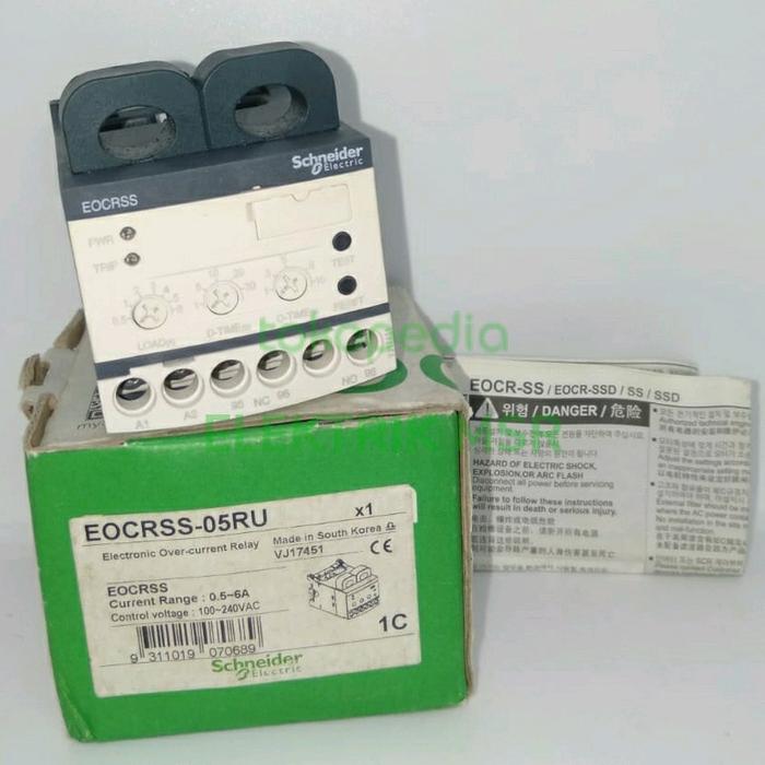 Jual electronic over current relay 0.5 - 6 A 220V AC EOCRSS-05RU SCHNEIDER - Jakarta Barat ...