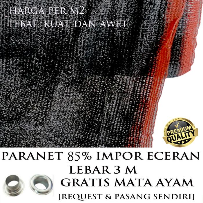 Jual Paranet Impor 85% Meteran / Shading net / jaring tanaman meteran ...