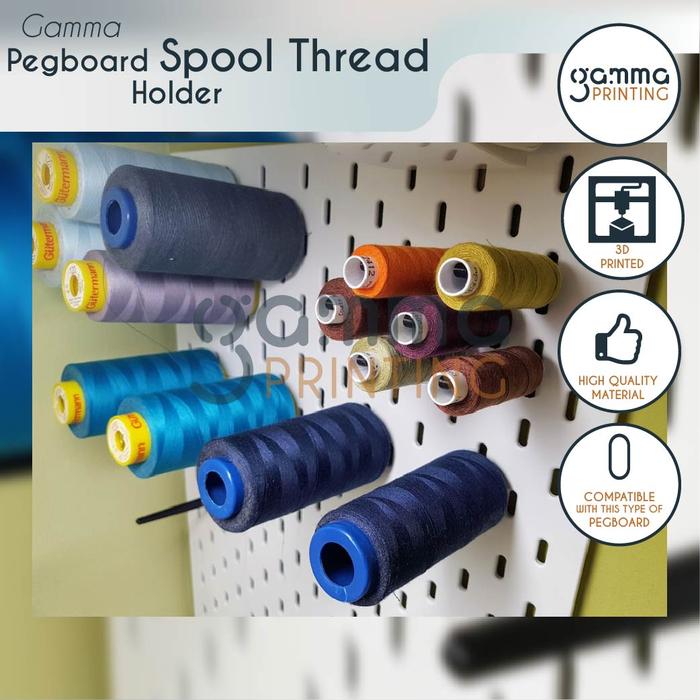 Jual Pegboard Thread Spool Holder / Benang Jahit Gamma - Putih - Kota ...