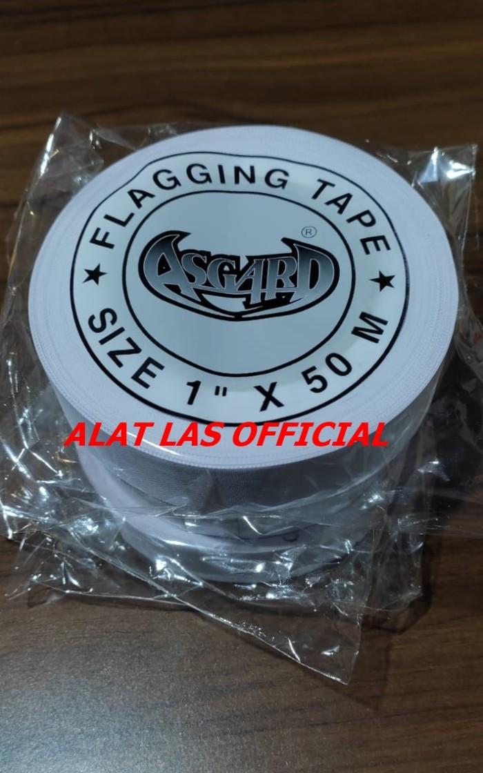 Jual Flaging Tape Size 1" x 50 mtr Asgard / Pita Survey Warna Putih ...