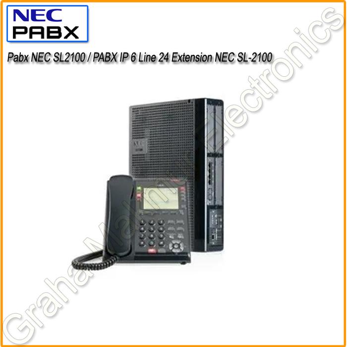 Jual Pabx NEC SL2100 / PABX IP 6 Line 24 Extension NEC SL-2100 ...