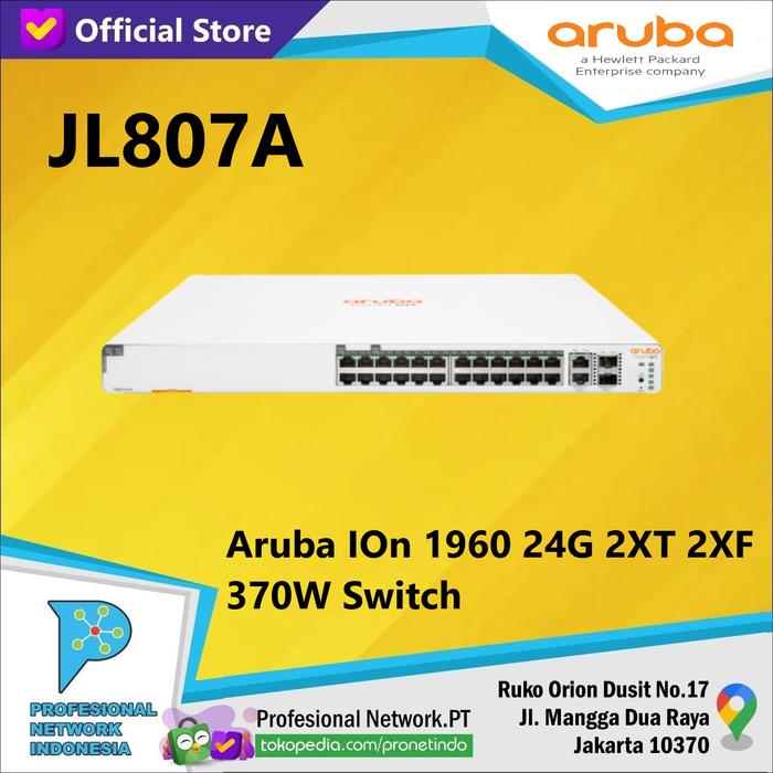 Promo JL807A Aruba Instant On 1960 24G 2XT 2XF 370W Switch Cicil 0% 3x ...