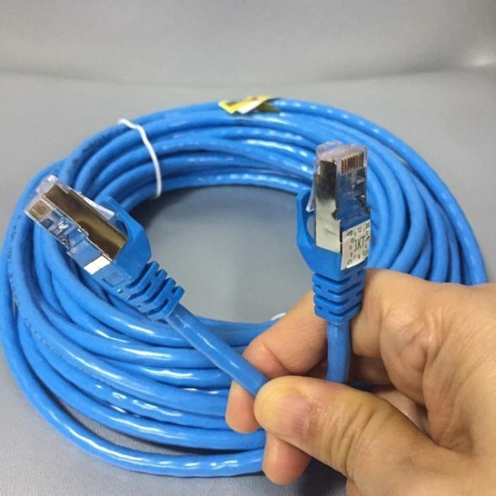 Jual Kable Lan Cat6 40 Meter RVTech UTP Cat.6 RJ45 40Meter Kepala Besi ...