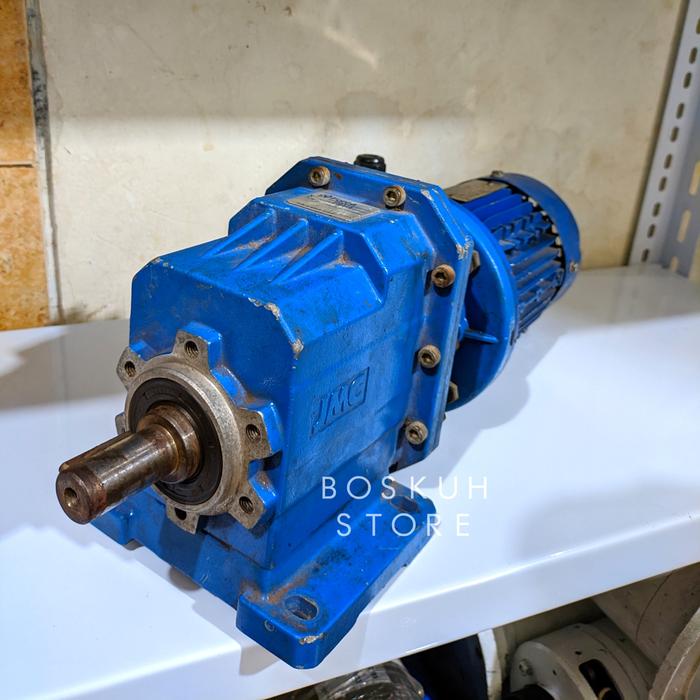 Jual AC Motor Gearbox 3Phase 0.18KW 220V/380V Ratio 1:25 Gear motor ...