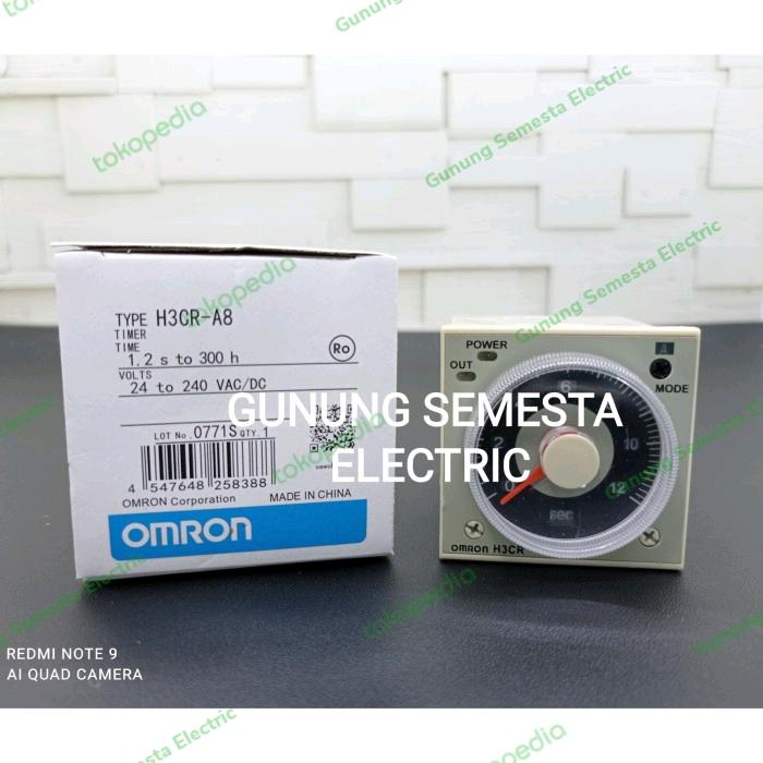 Jual TIMER OMRON H3CR-A8 MULTIVOLT 24V-240V AC/DC - Jakarta Pusat ...